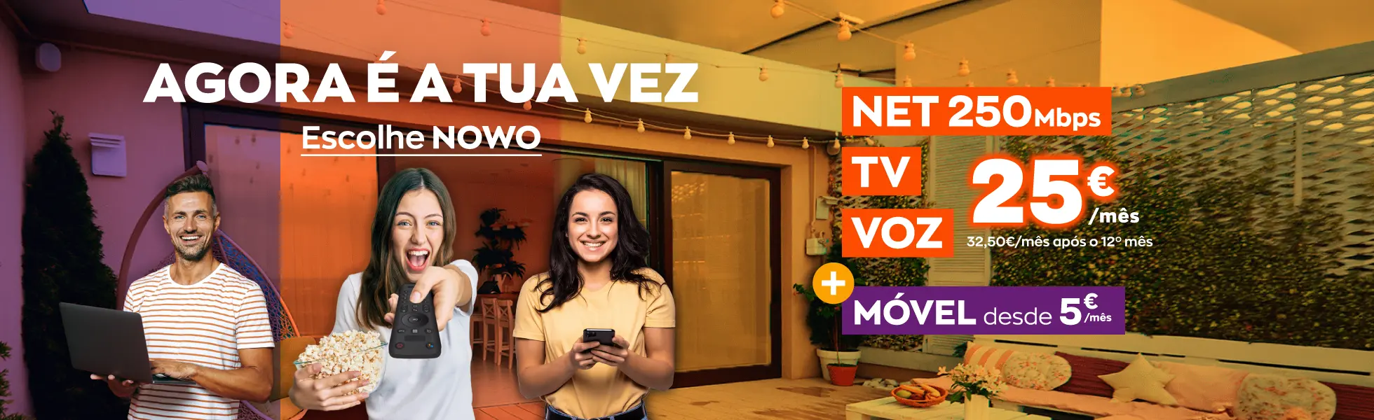 NOWO - Internet, Televisão, Telemóvel e Telefone