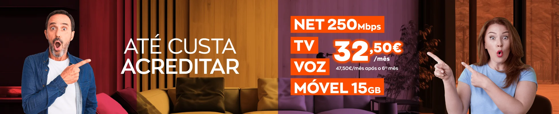 Pacotes NET TV VOZ MÓVEL - Pacotes para Casa | NOWO