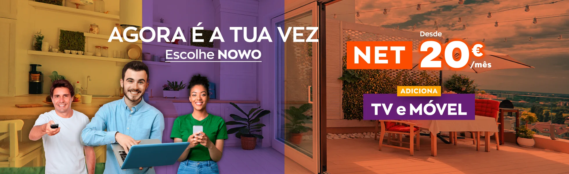 NOWO - Internet, Televisão, Telemóvel e Telefone